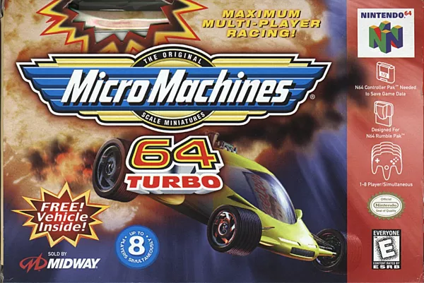 Juega Micro Machines 64 Turbo en línea (N64)