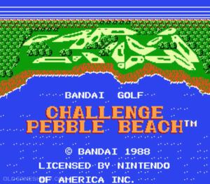 Play Bandai Golf - Challenge Pebble Beach NES Online