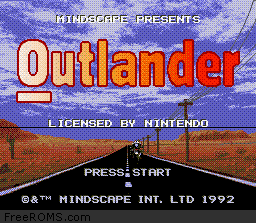 Play Outlander SNES Online